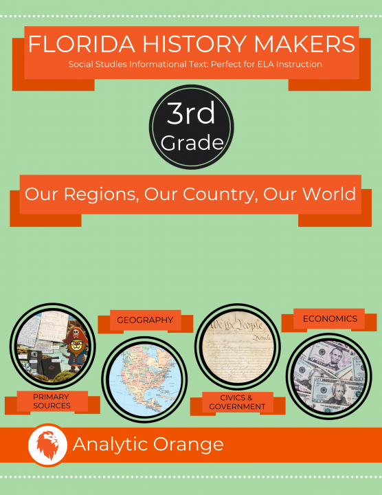 Florida History Makers 3rd Grade Student Edition | Analytic Orange