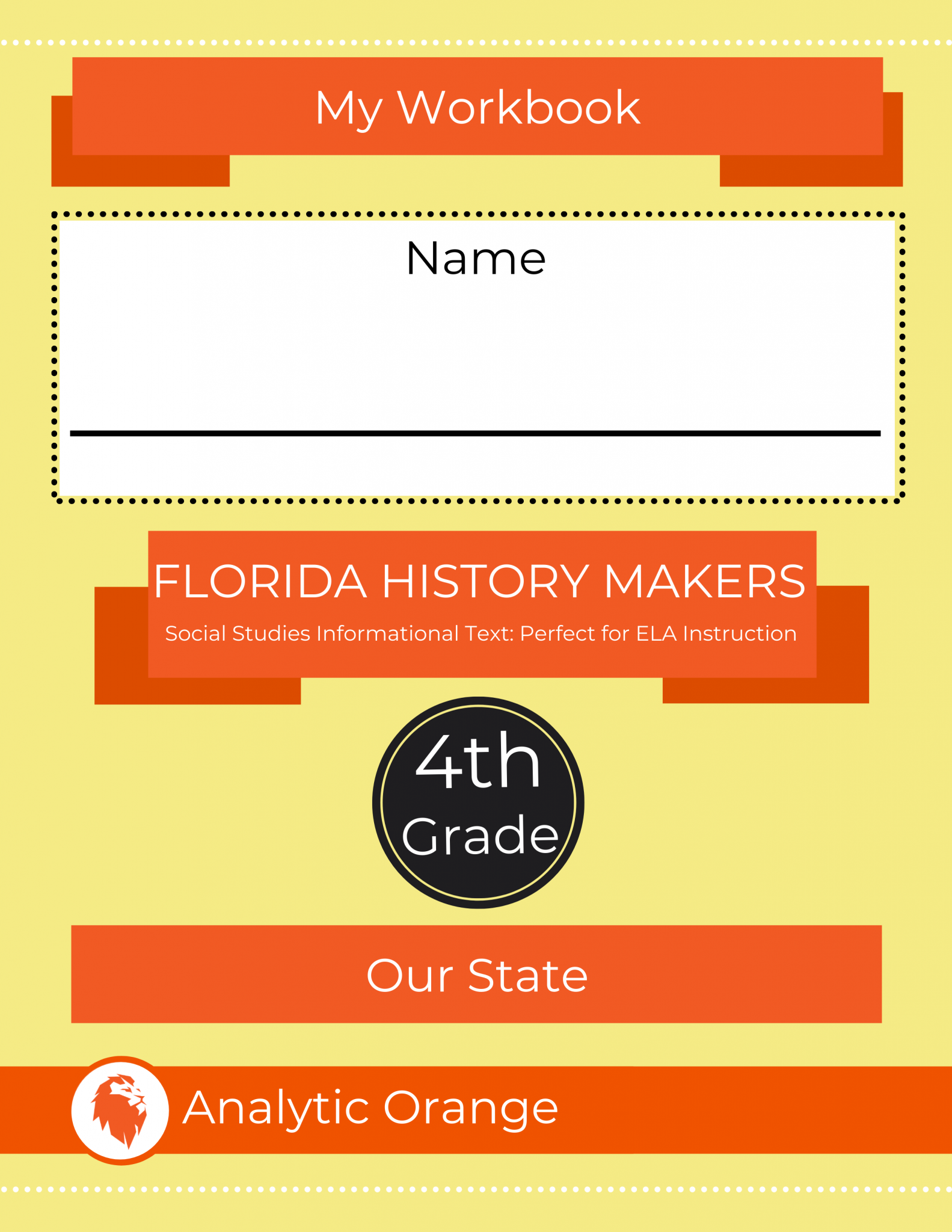 Florida History Makers 4th Grade Student Workbook-Digital Download ...